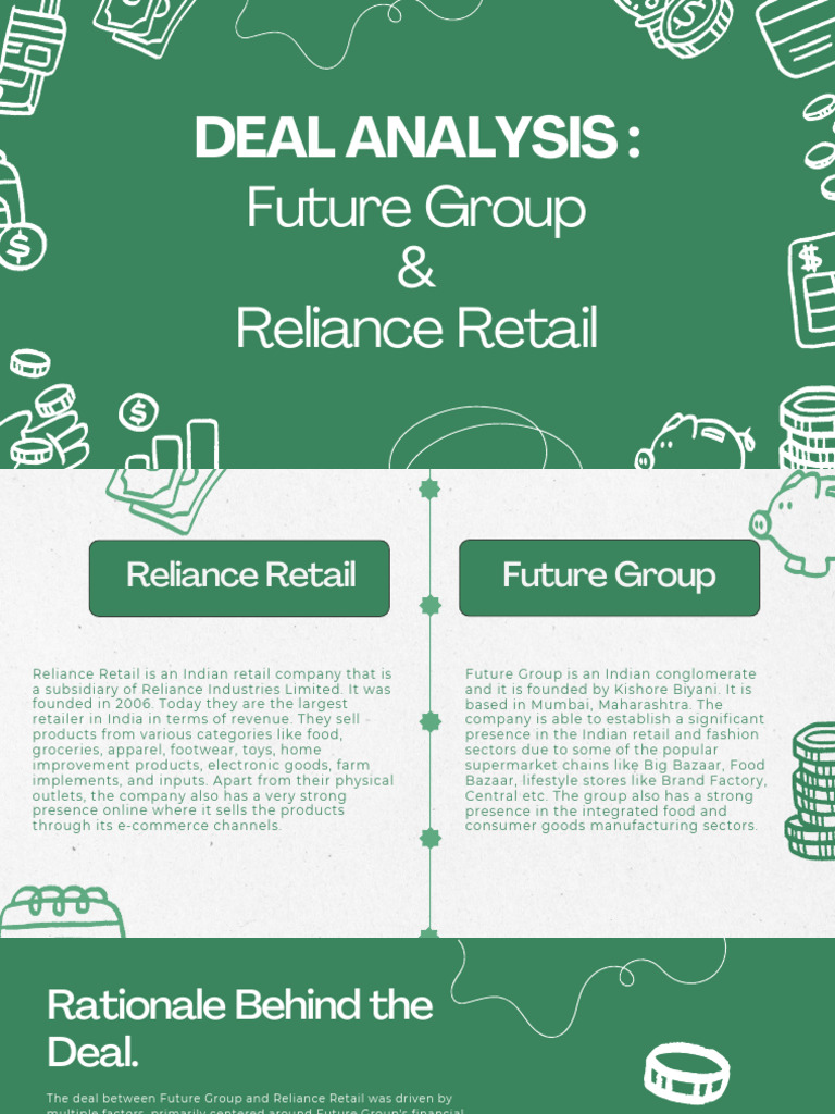 Deal Analysis of Reliance and Future Group | PDF | Retail | Mergers And ...