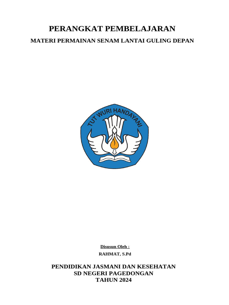 1 RP Aksi 1 Senam Lantai Guling Depan Rahmat 2023 | PDF