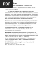 APA 7th Edition Abbreviations Guide | PDF | Apa Style | Litre