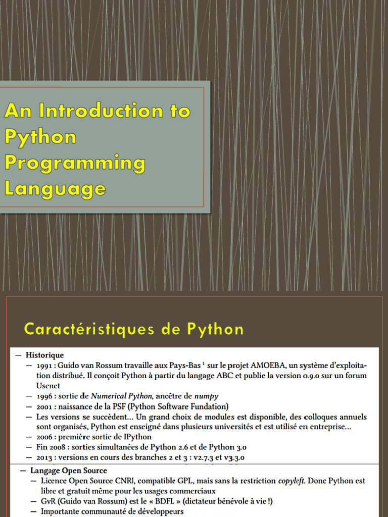 Python_introduction | PDF | Python (Programming Language) | Parameter (Computer Programming)