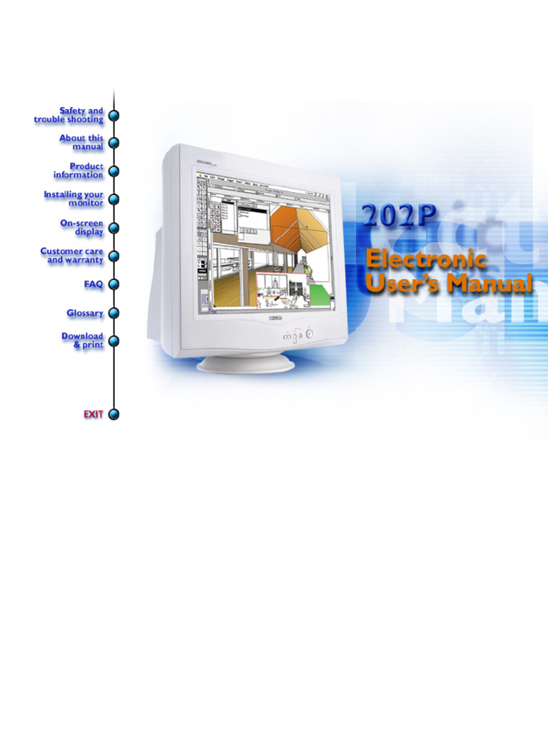 202p70 00 Dfu Aen Monitor Phillips | PDF | Computer Monitor | Computing