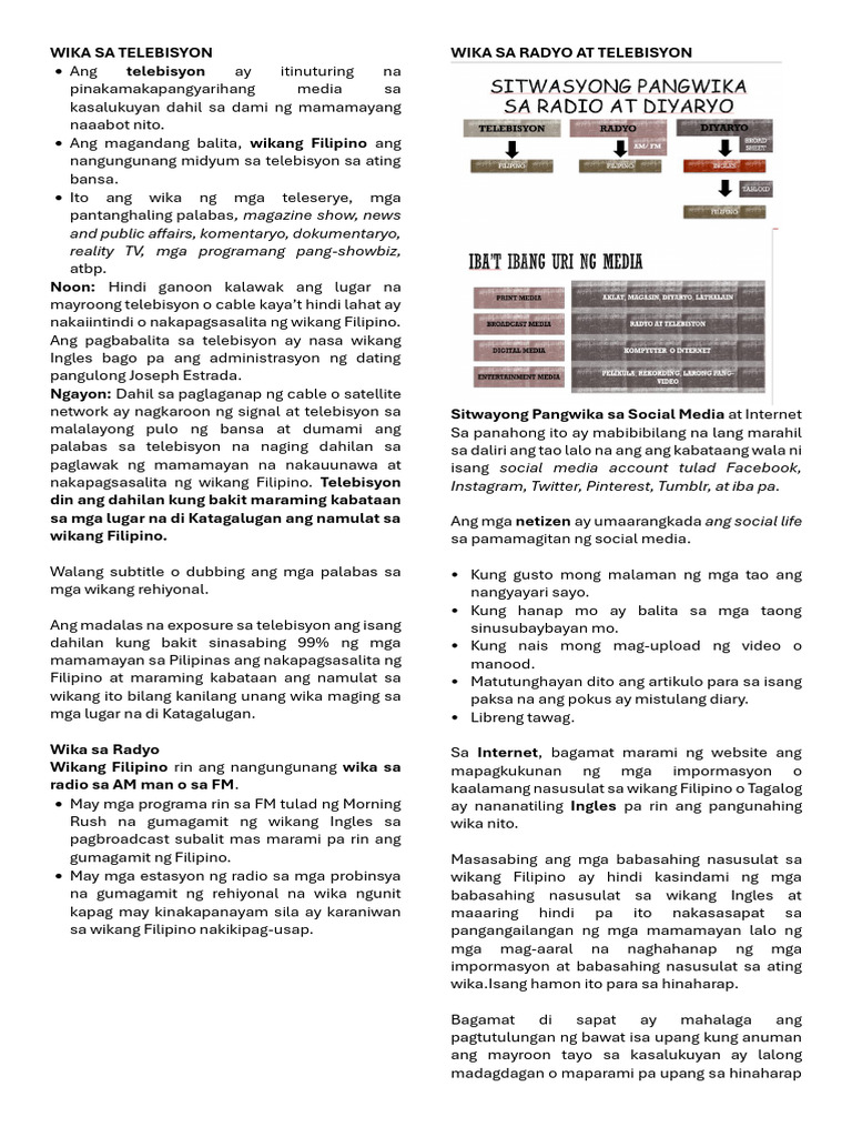 Komunikasyon 2nd Quarter by Mik | PDF