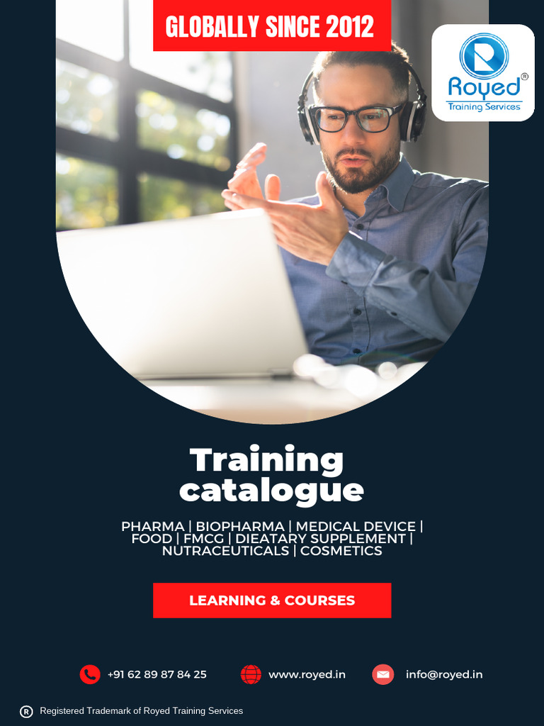 Royed Training: Global Online Courses | PDF | Pharmacovigilance ...