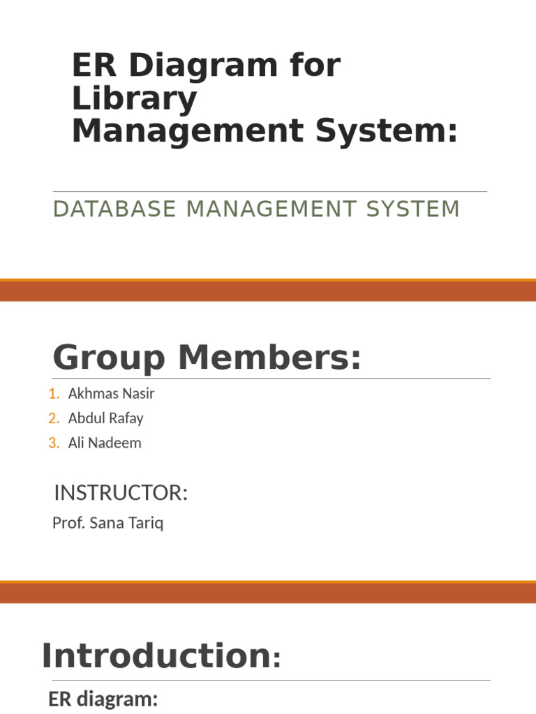 ER Diagram for Library Systems | PDF | Computing | Computer Programming