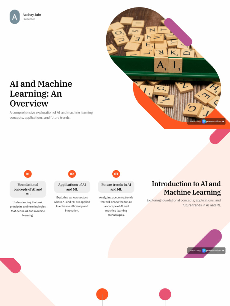 AI and Machine Learning Presentation | PDF