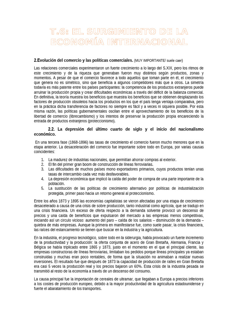 Wuolah Free Wuolah Free Tema 6 | PDF | Proteccionismo | Comercio