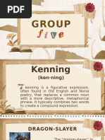 Kennings Definition + Examples | PDF | Poetry | Linguistics