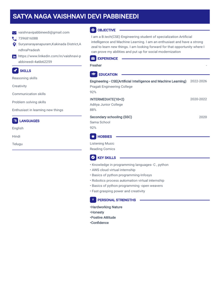 resume 3 | PDF | Behavior Modification | Cognition