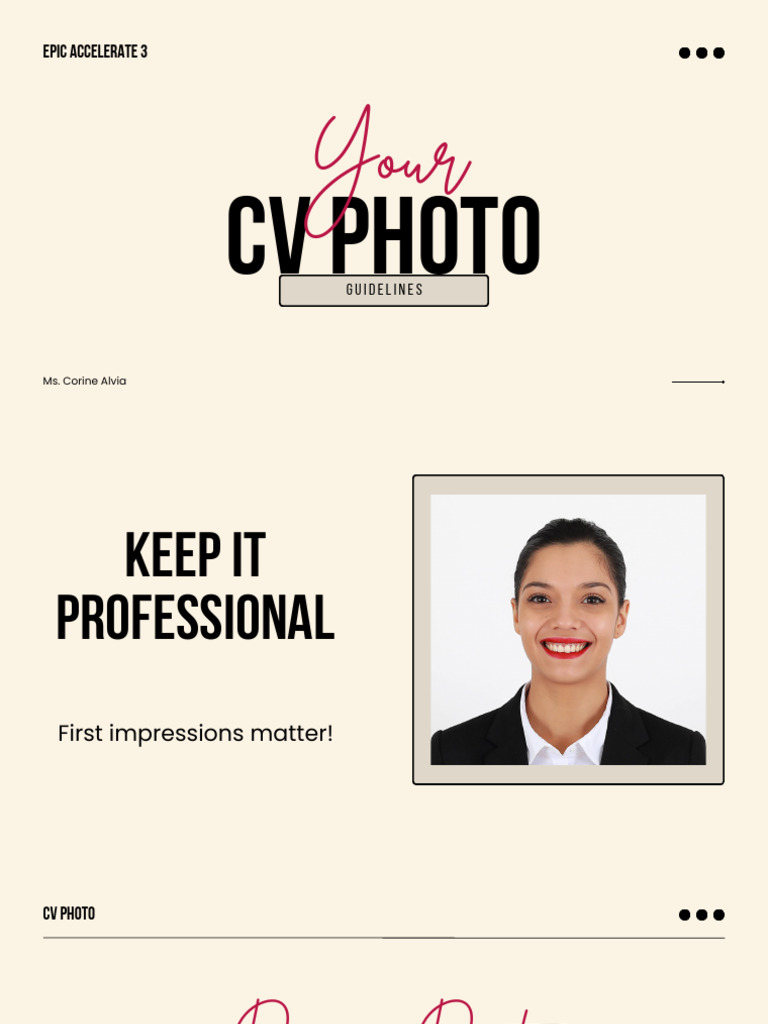CV Photo | PDF | Self-Improvement