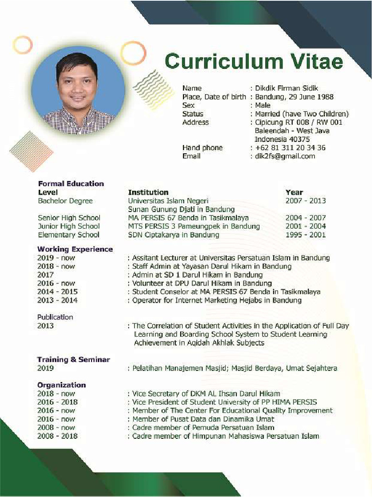 CV Dikdik | PDF