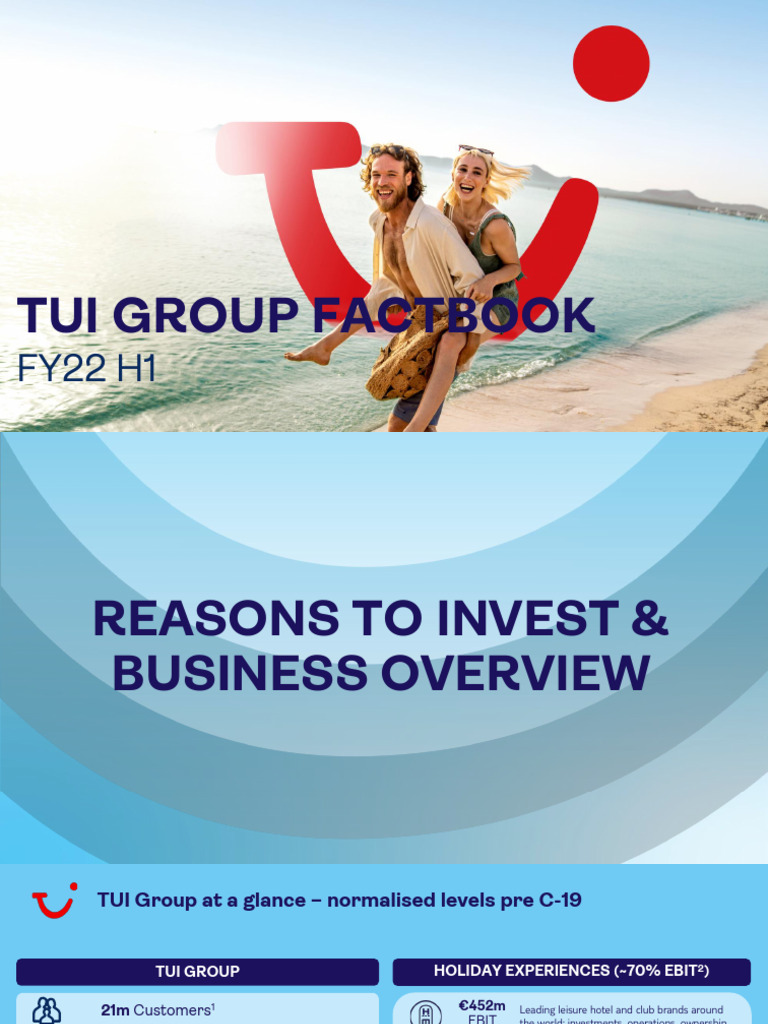 Week 2 TUI Group FY22 Fact Book | PDF | Leverage (Finance) | Free Cash Flow