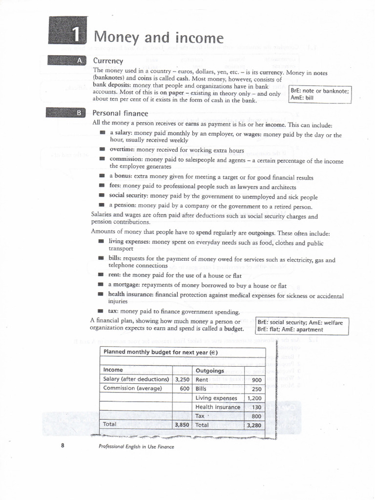 5 Money and Income | PDF