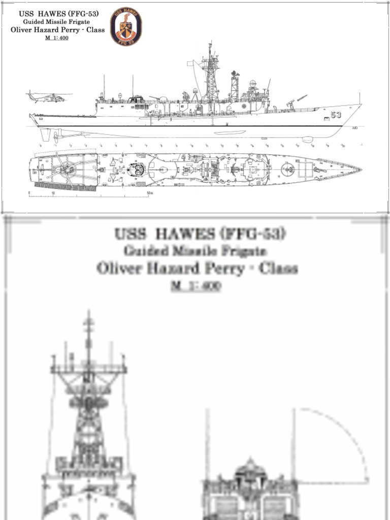 FFG-53 - Body Plan Plus 4 Views | PDF