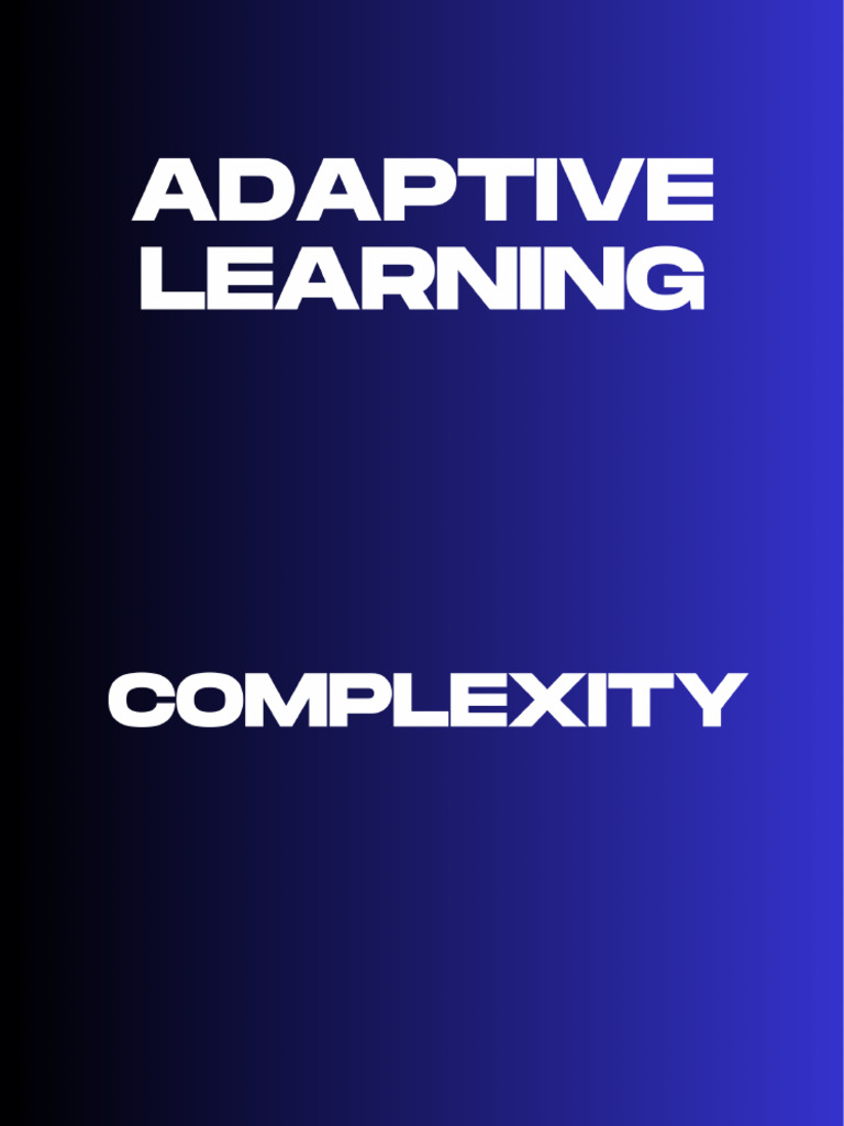 Adaptive Learning | PDF