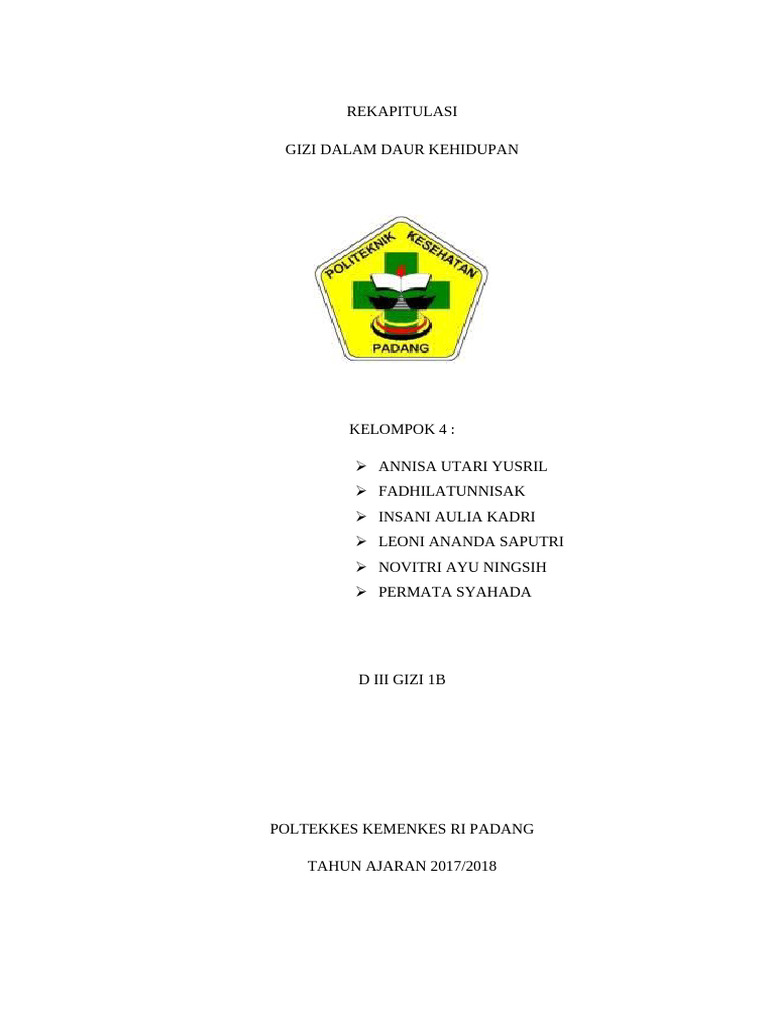 Menu Seimbang untuk Baduta Dita | PDF