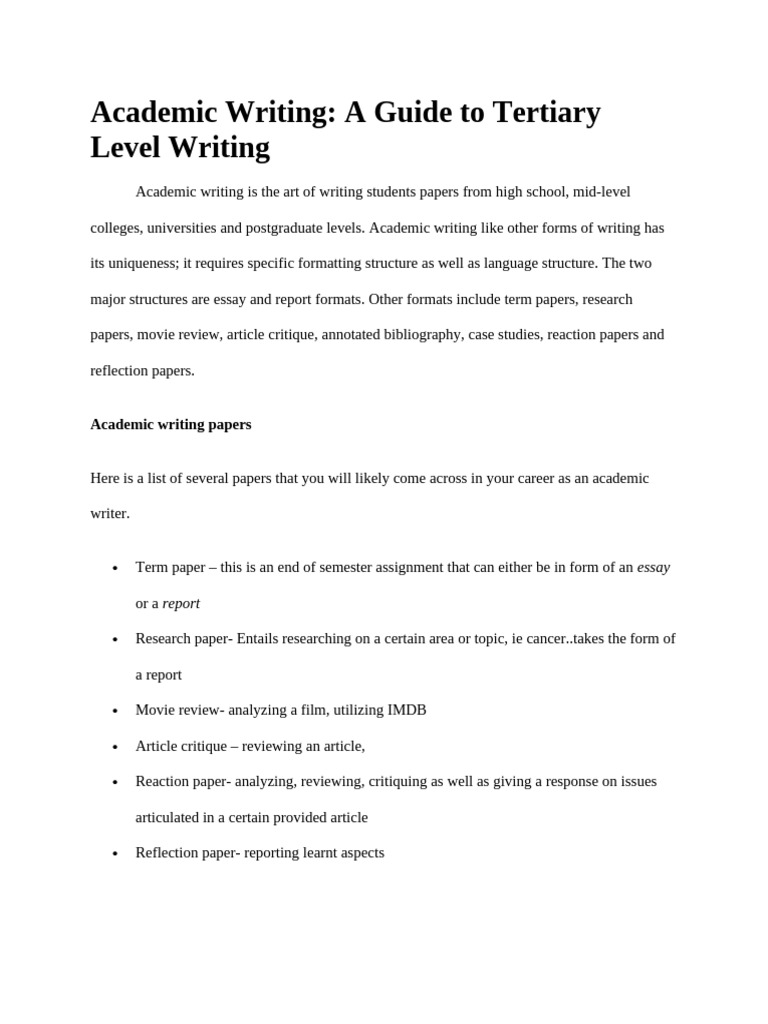 Academic writing tutorial (2) | PDF | Essays | Thesis