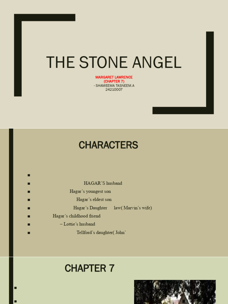 Stone Angel - Summary - Chapter - 7 | PDF | Mystery, Thriller & Crime ...
