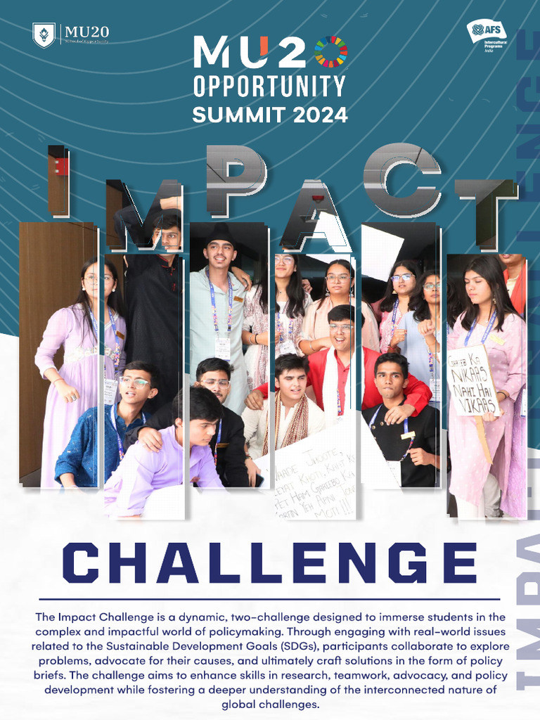 Impact Challenge MU20 | PDF | Policy | Critical Thinking