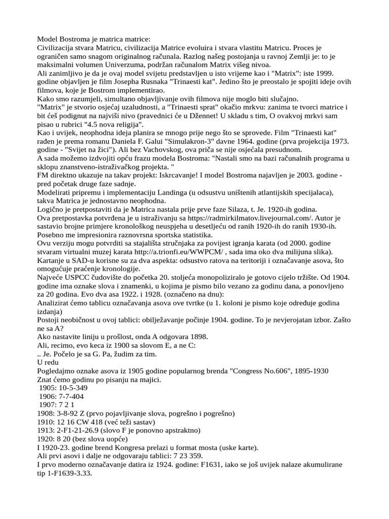 Matrica Matrice | PDF