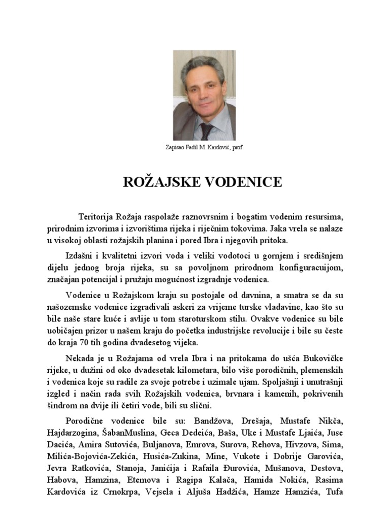 Rožajske Vodenice | PDF