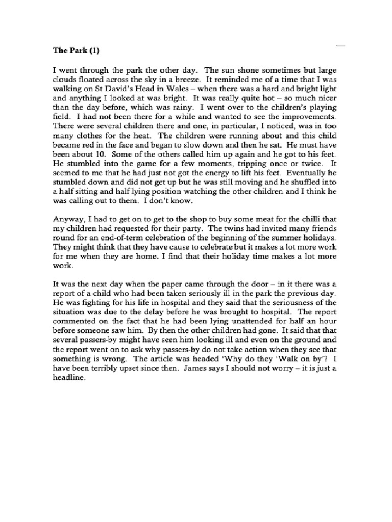 The Park 1 | PDF