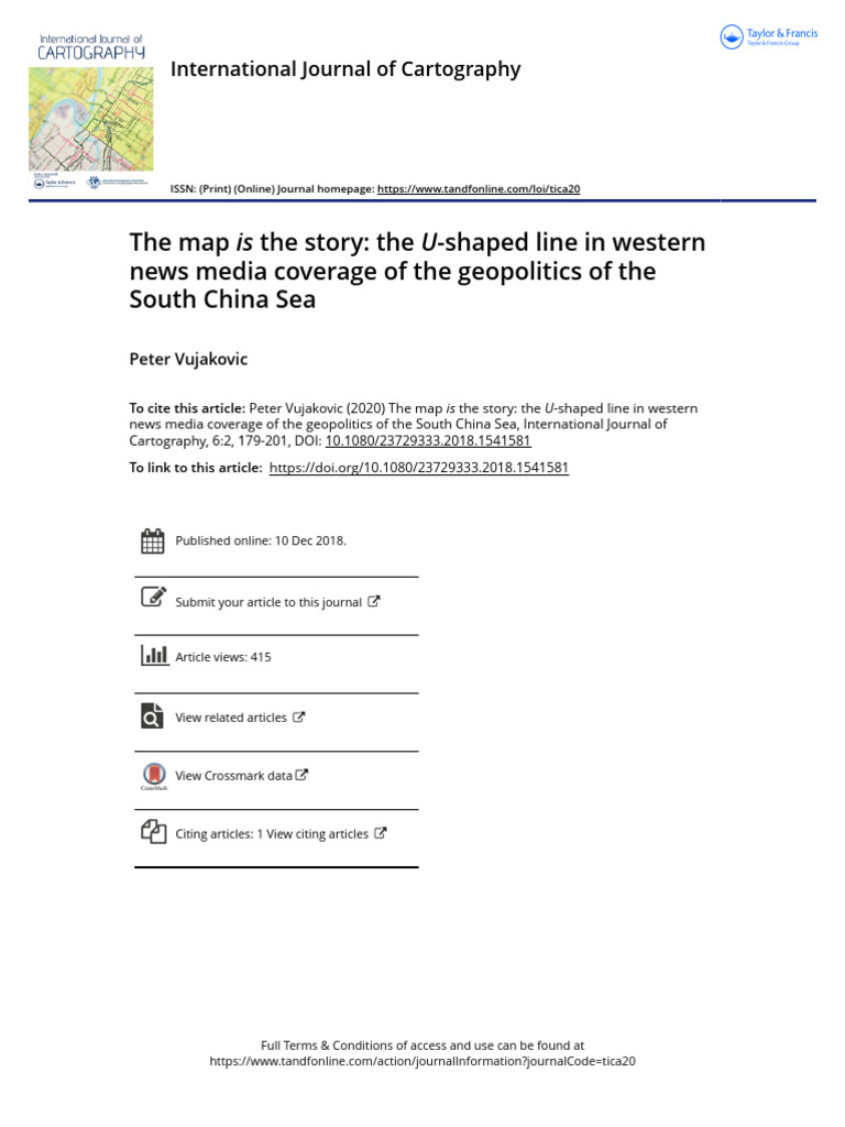 The Map Is The Story The U-Shaped Line in Western News Media Coverage ...