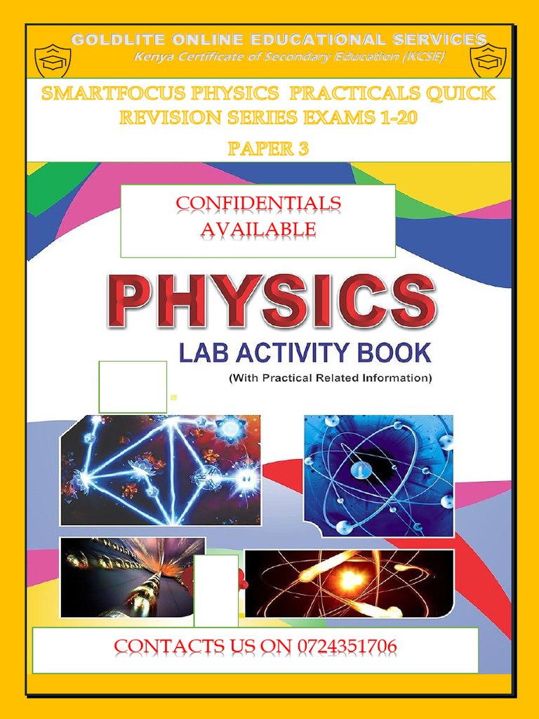 KCSE 2025 Physics Paper 3 Revision | PDF | Distillation | Water