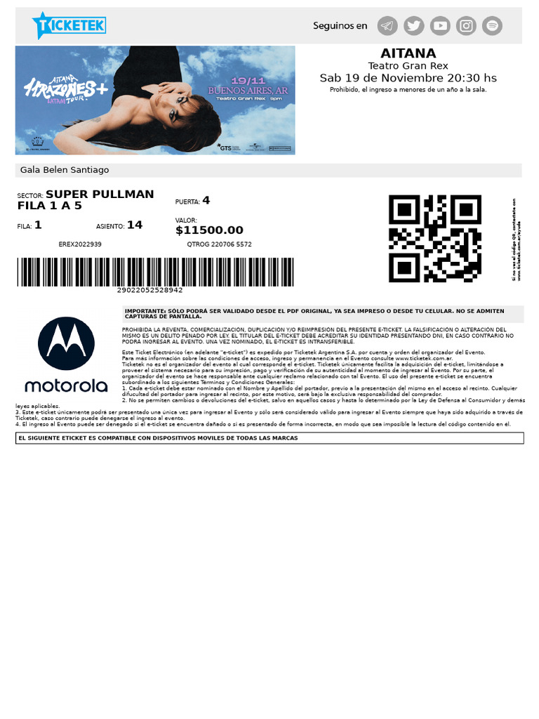 Aitana Ingreso | PDF | Documento de identidad | Informática