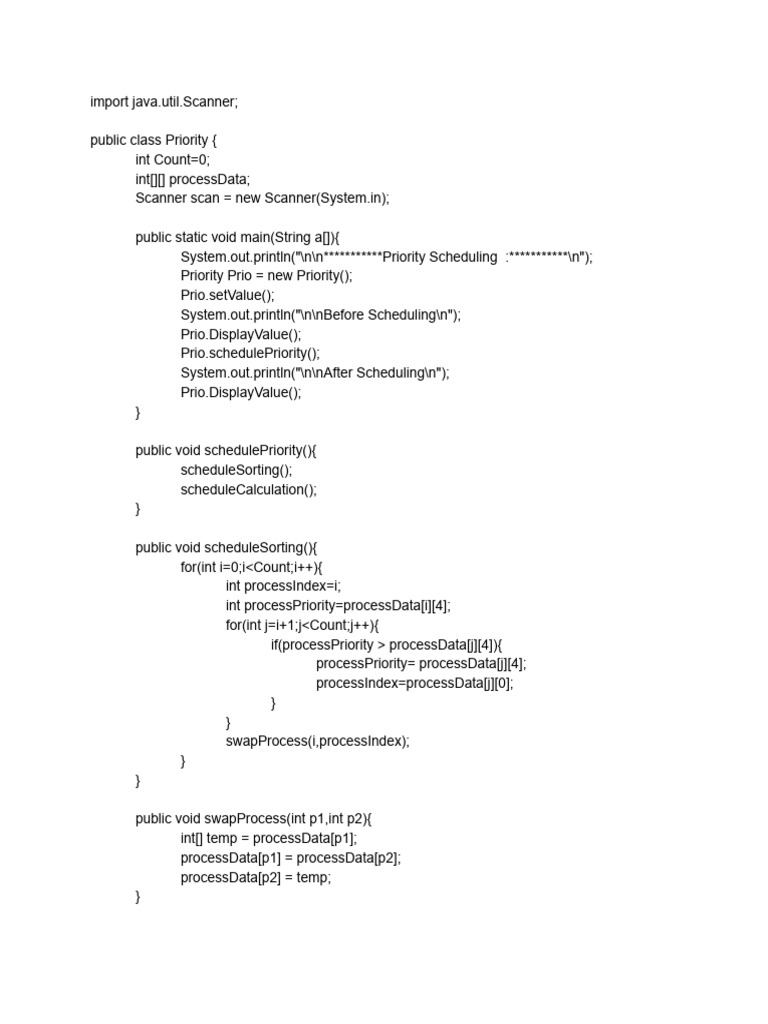 Priority | PDF | Software Engineering | Computer Programming