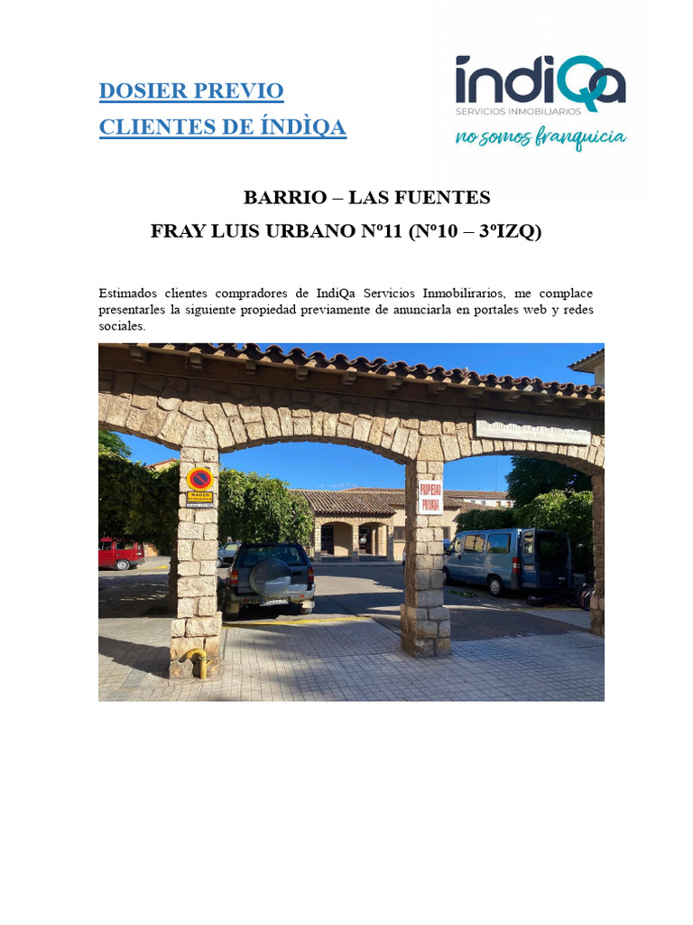 Dosier Previo | PDF