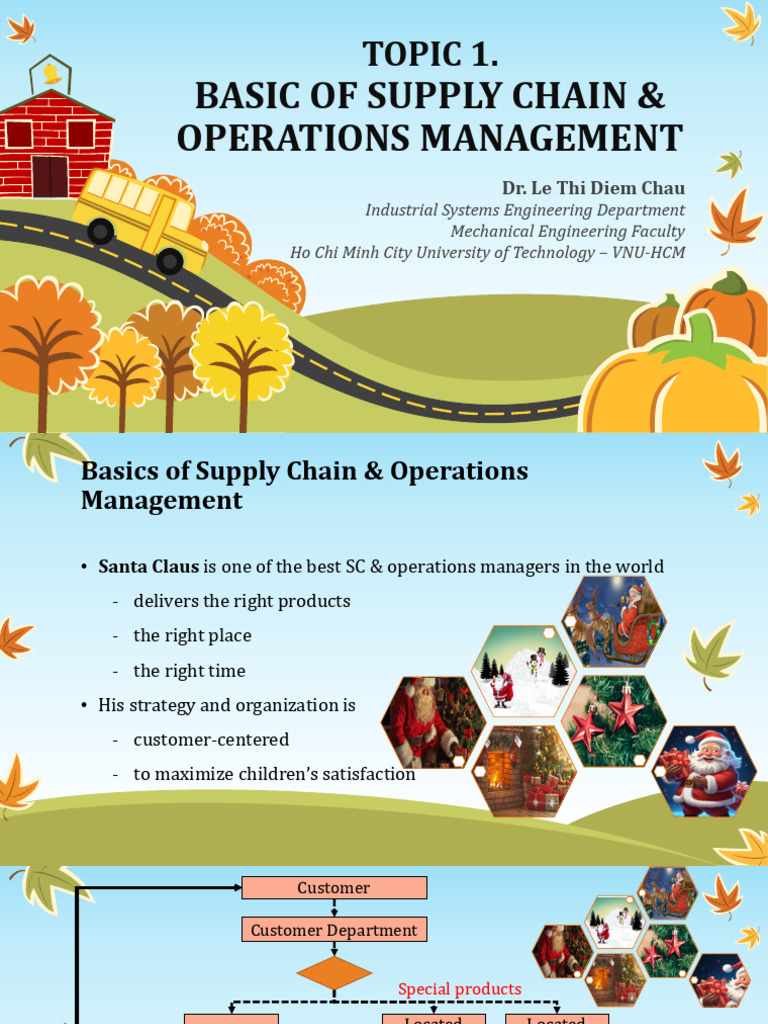 Topic 1. Basic of Supply Chain and Operations Managements | PDF ...
