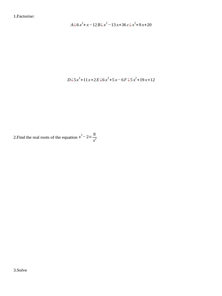 Algebraic Equations and Curve Intersections | PDF | Equations | Mathematics