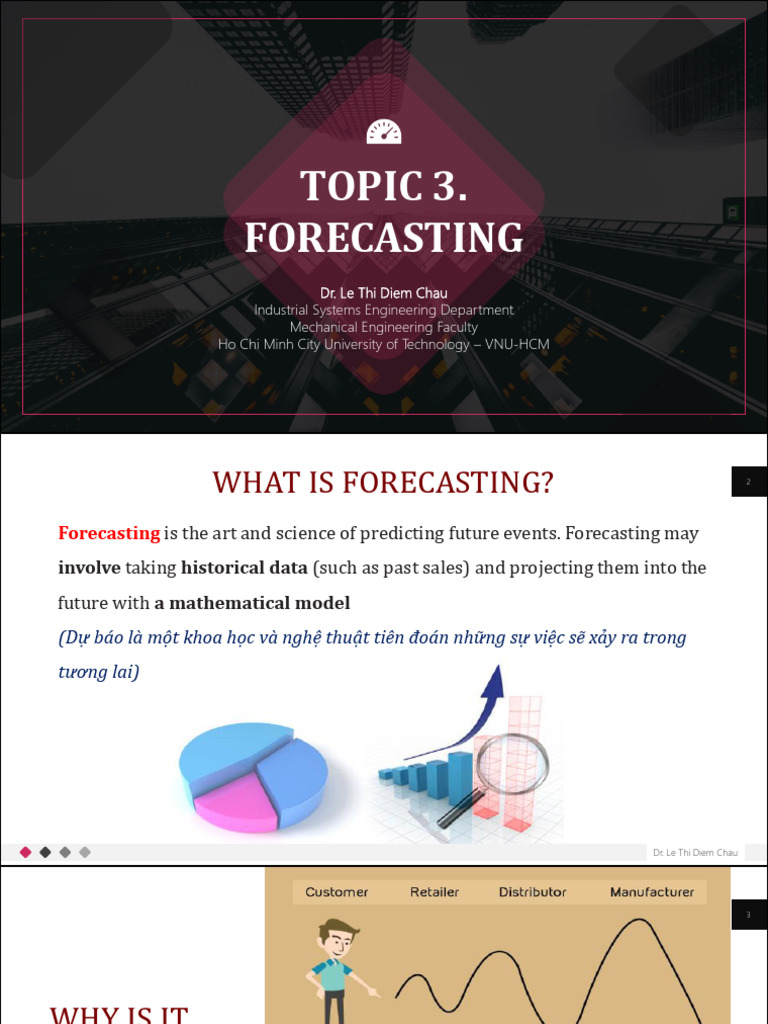 Topic 3. Forecasting - Updated | PDF | Forecasting | Linear Regression