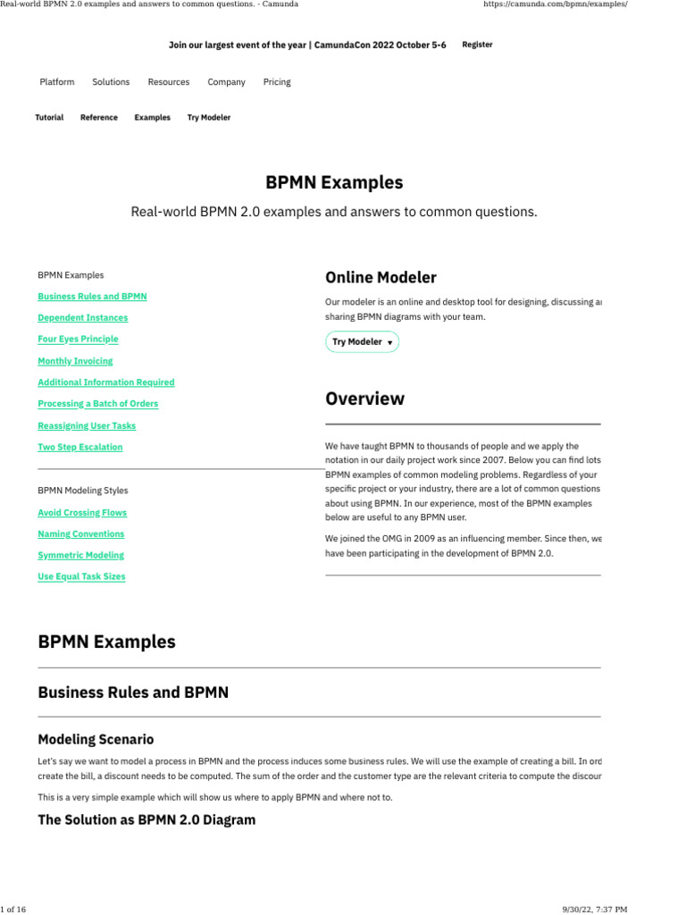 Real-World BPMN 2.0 Examples | PDF | Credit Score | Use Case