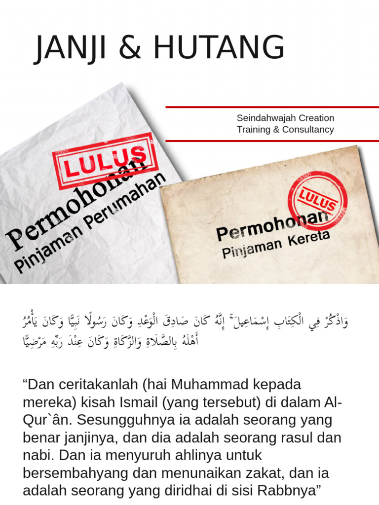 Janji & Hutang | PDF