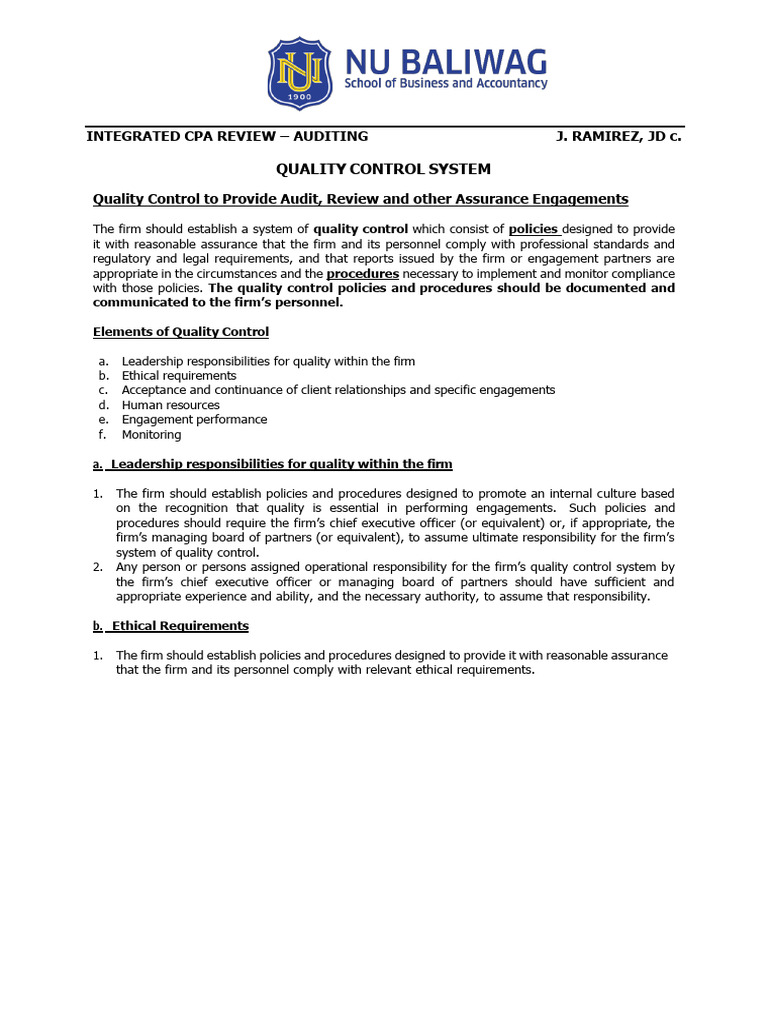 Auditing Module 4a Pdf Policy Audit