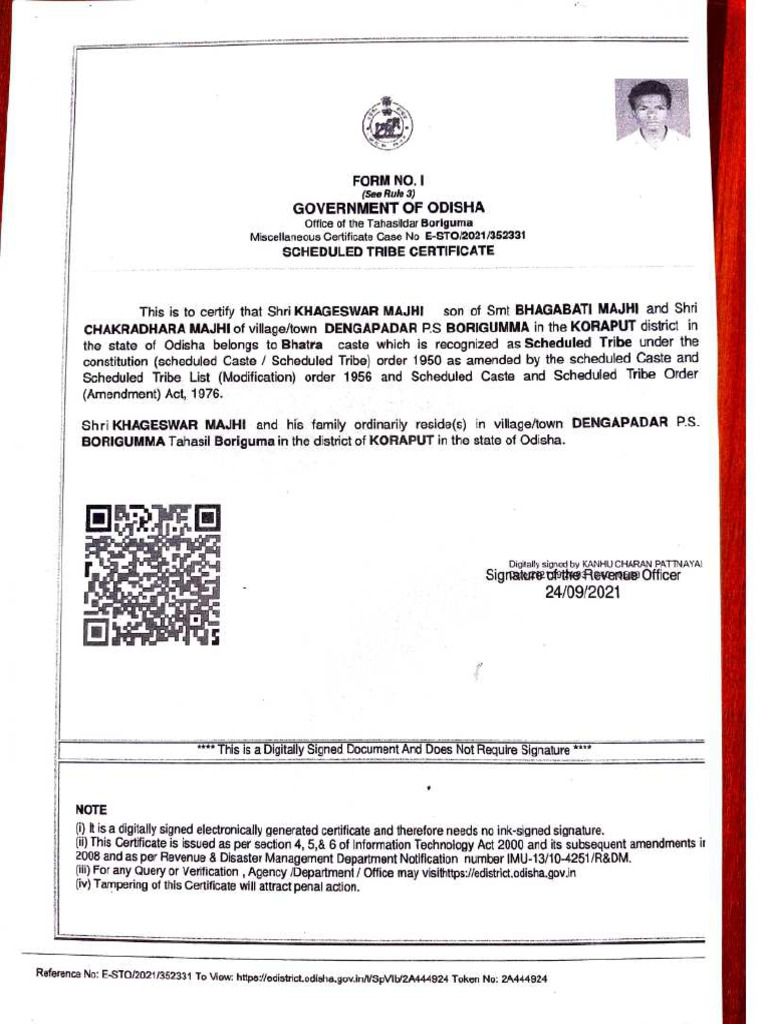 Tribe Certificate - 11zon | PDF