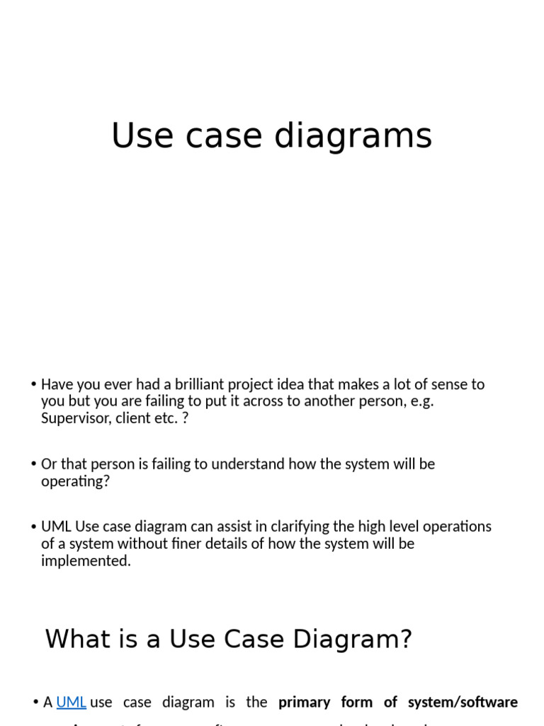 Use Case Diagrams | PDF | Use Case | Unified Modeling Language