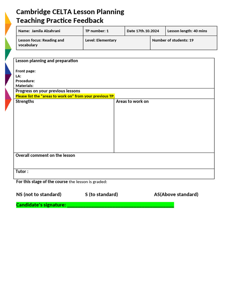 1st LP Reading and Vocabulary LP - Jamila | PDF | Vocabulary | Reading Comprehension