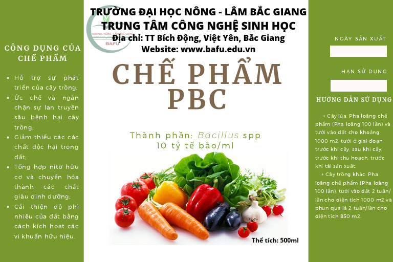 Chế Phẩm Pbc | PDF