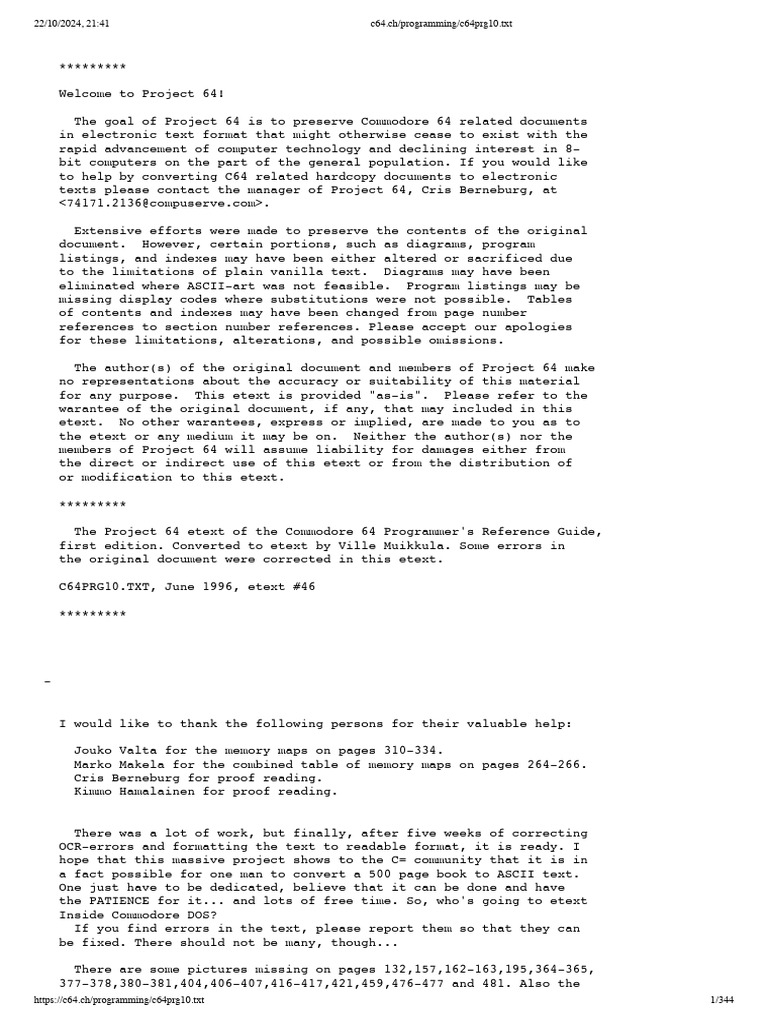 c64.Ch Programming c64prg10 | PDF | Basic | Computer Programming