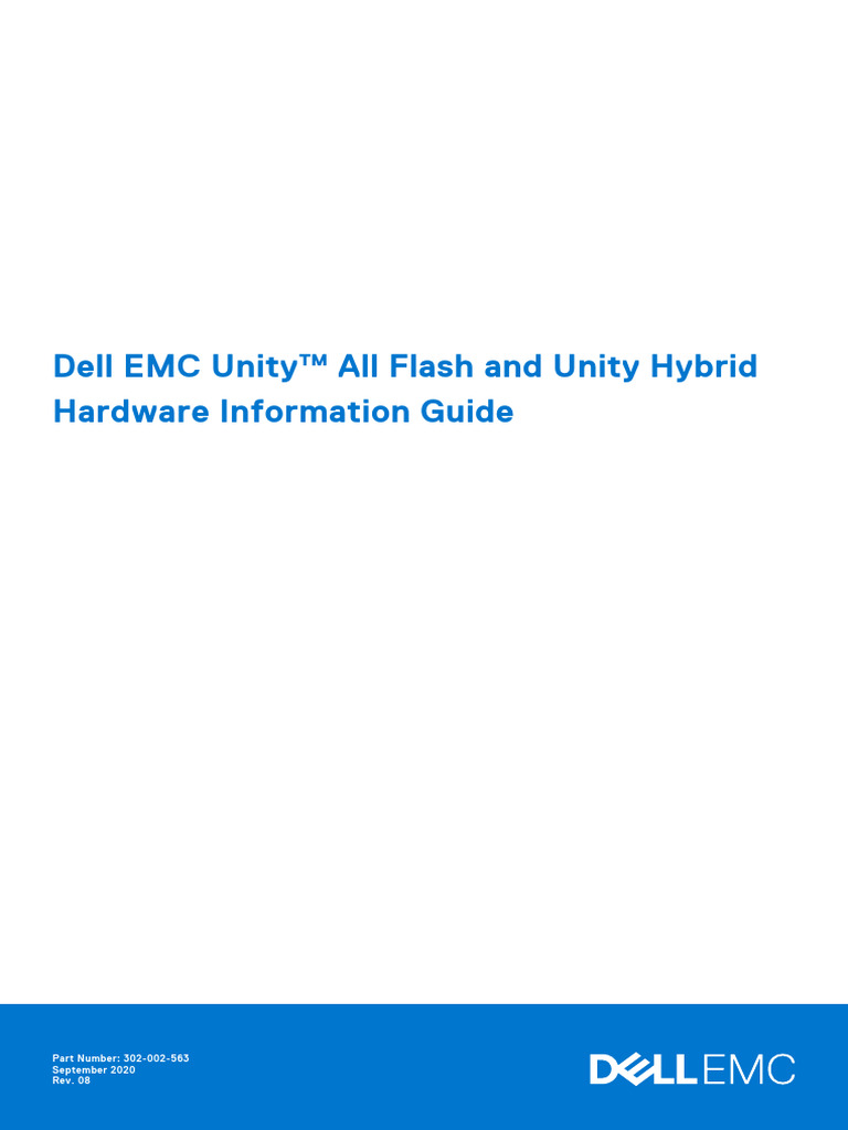 03-Dell EMC Unity™ All Flash and Unity Hybrid Hardware Information ...