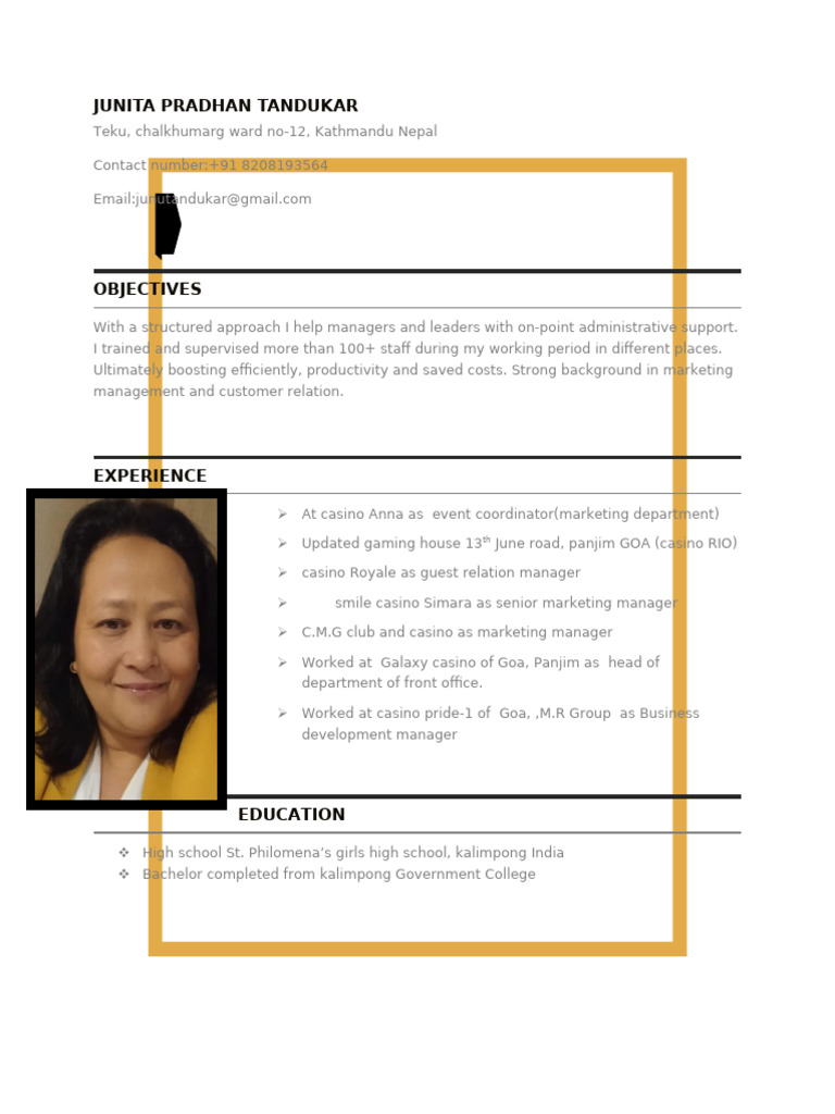 Omma Resume | PDF