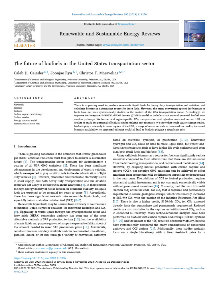 Lectura Complementaria 3 - Clase 4 | PDF | Biofuel | Carbon Capture And Storage