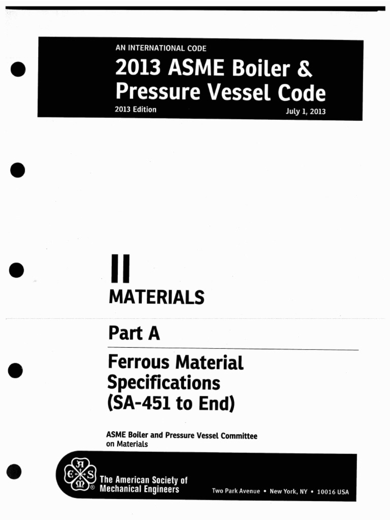 ASME 2013 Edition - Section IIA - 2 | PDF