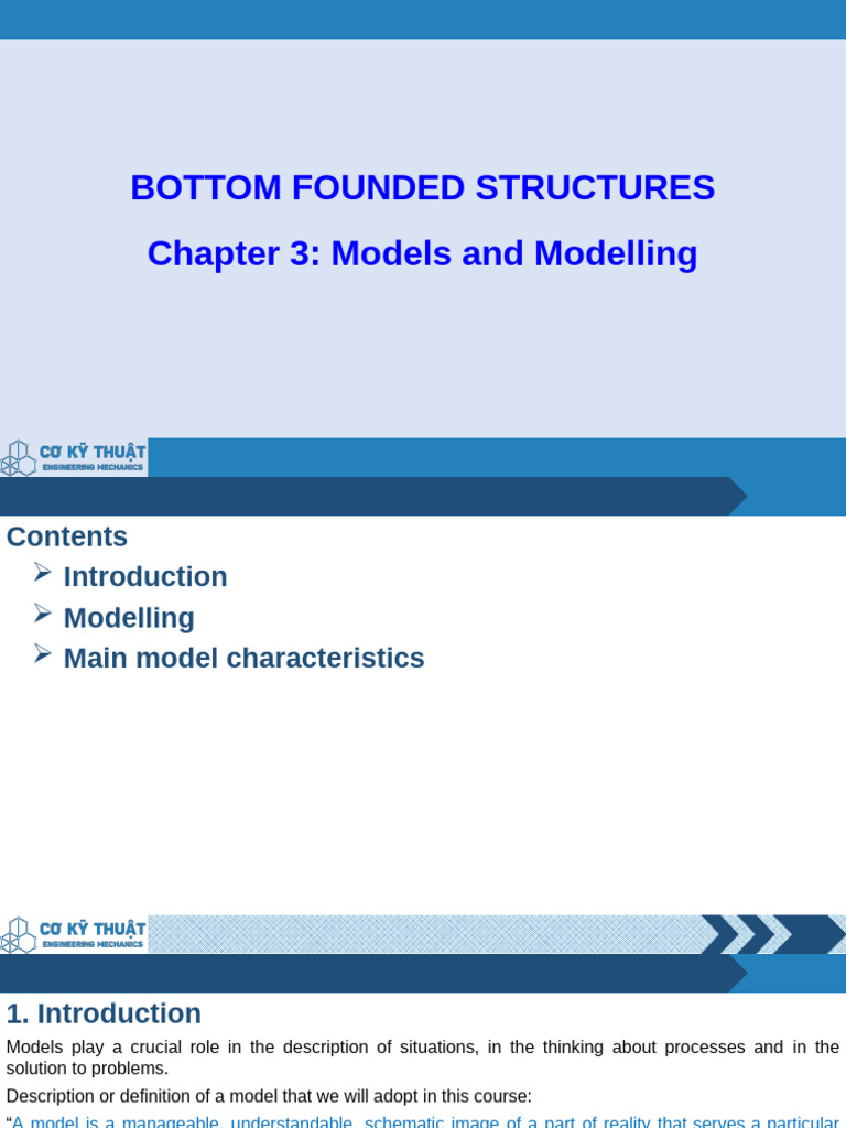Các kết cấu chân đế Lecture3 | PDF | Force | Mathematical Model