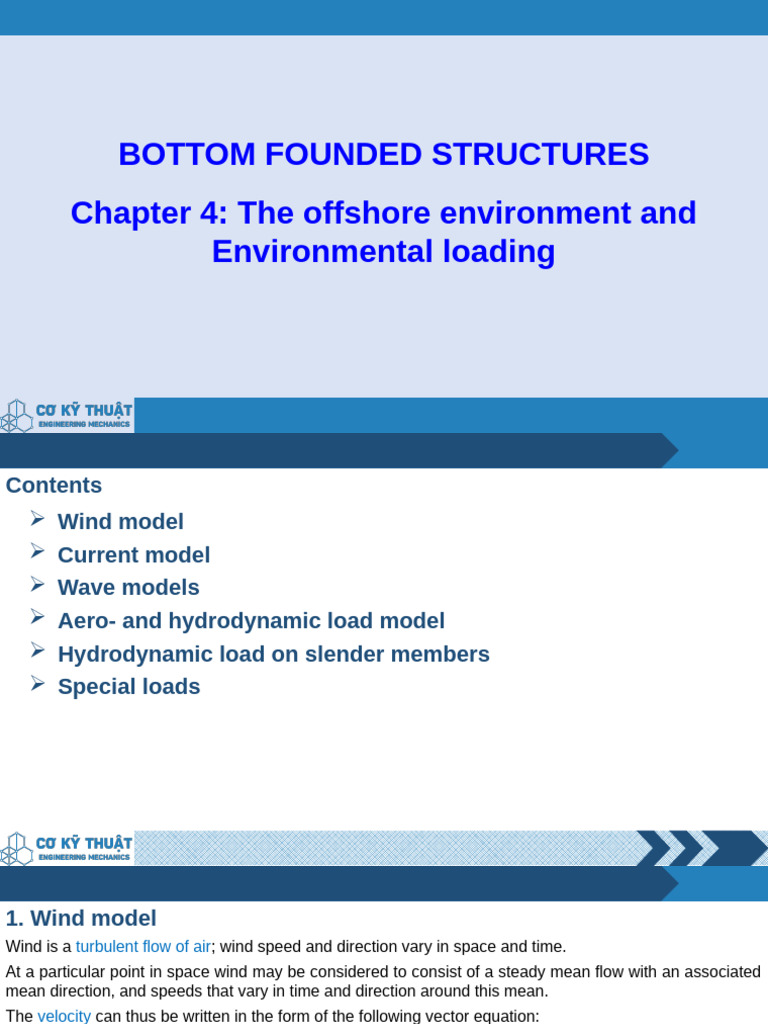 Các kết cấu chân đế Lecture4 | PDF | Wound | Waves