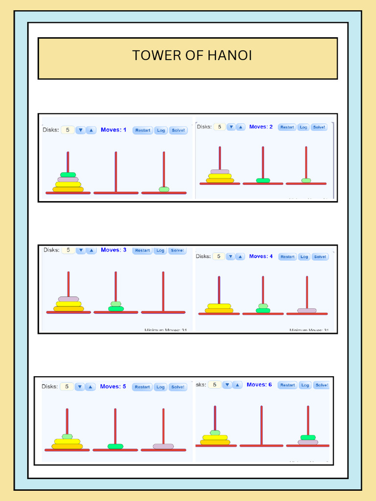 Tower of Hanoi | PDF