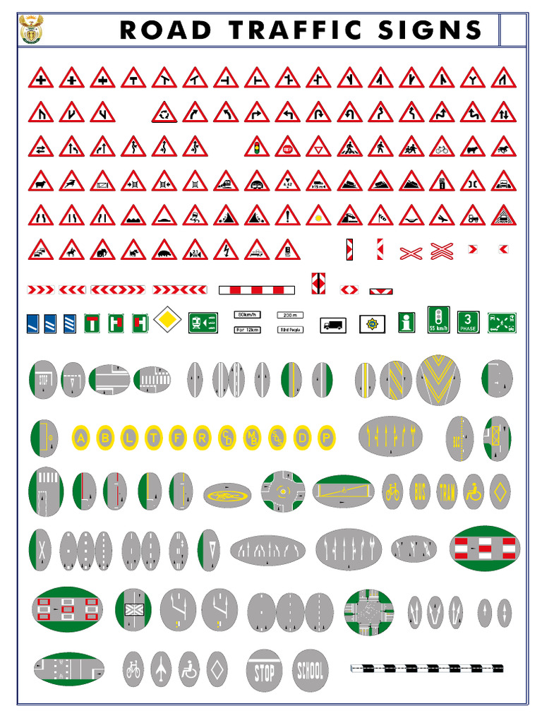 South African Road Signs Overview | PDF | Transport | Vehicles