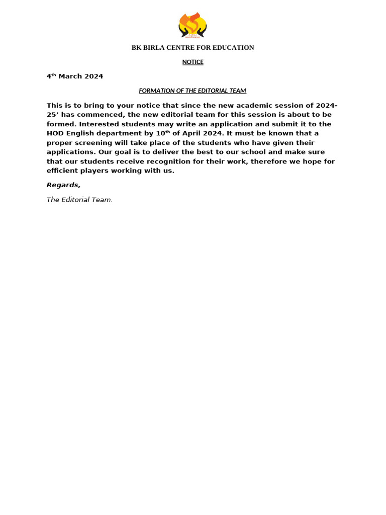 BK Birla Centre For Education | PDF